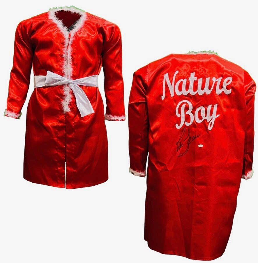 Ric Flair Signed Custom Red WWE Wrestling Robe JSA - Etsy