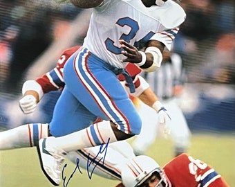 Earl Campbell Houston Oilers Merv Corning Rare Print LE - Etsy