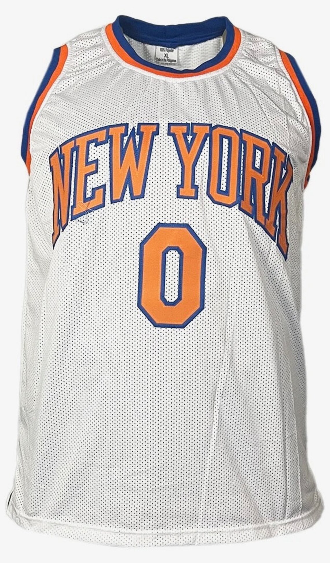 Donte Divincenzo Signed Custom New York White Basketball Jersey beckett ...