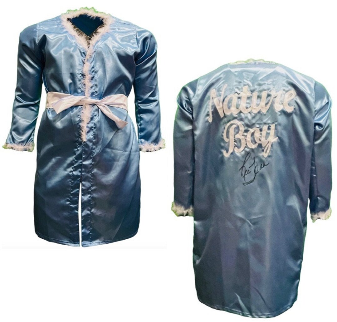 Ric Flair Signed Custom Blue WWE Wrestling Robe JSA - Etsy