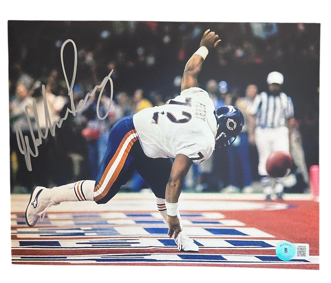 William Perry Signed 8x10 Photo Beckett - Etsy