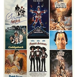 Chevy Chase Signed 16x20 Movie Poster Collection Photo Beckett - Etsy