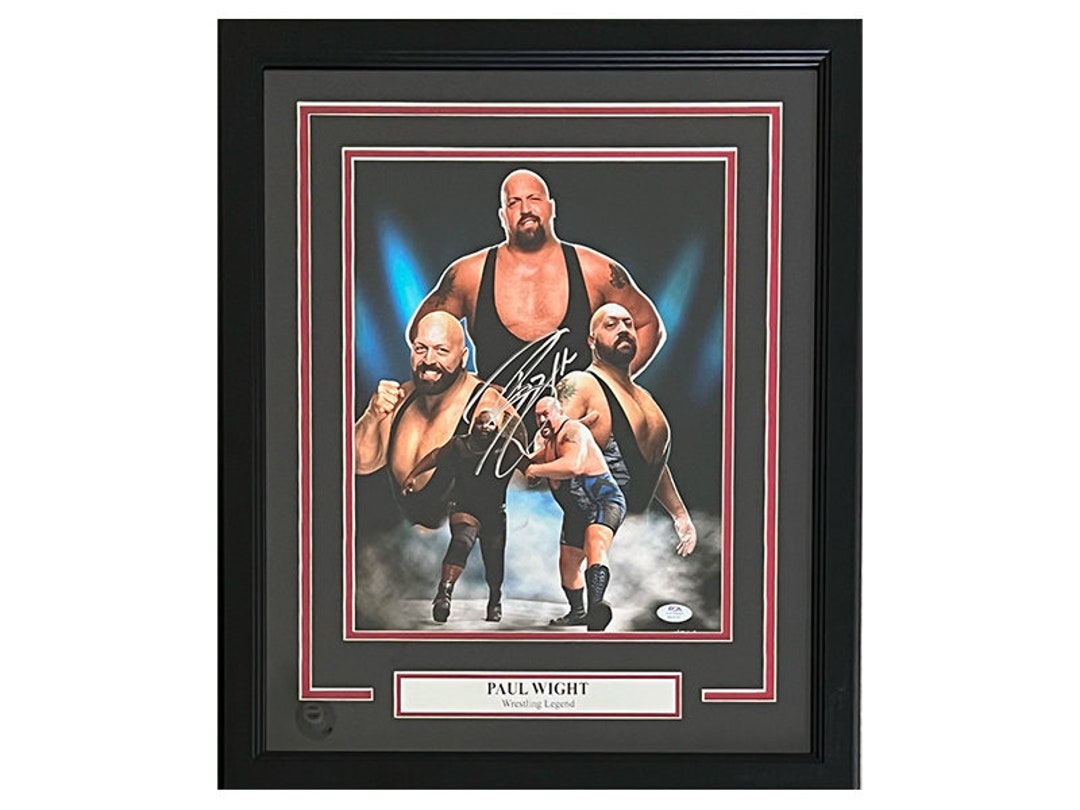 The Big Show paul Wight Autographed 11x14 WWE Frame Photo PSA - Etsy