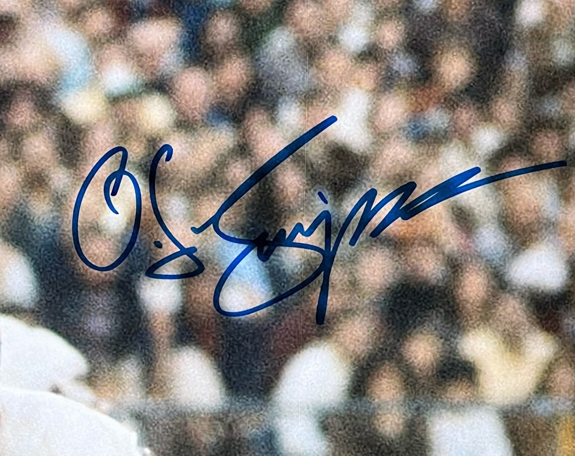 O.J. (OJ) Simpson Autographed Buffalo Bills Vs New York Jets 16x20 ...