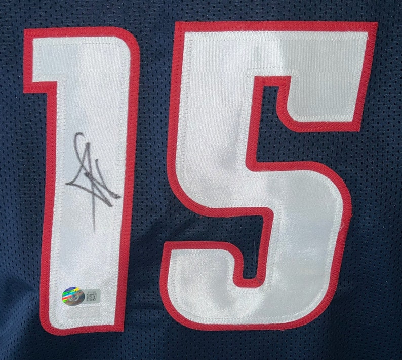 Nikola Jokic Signed Autographed Custom Blue Denver Basketball Jersey ...