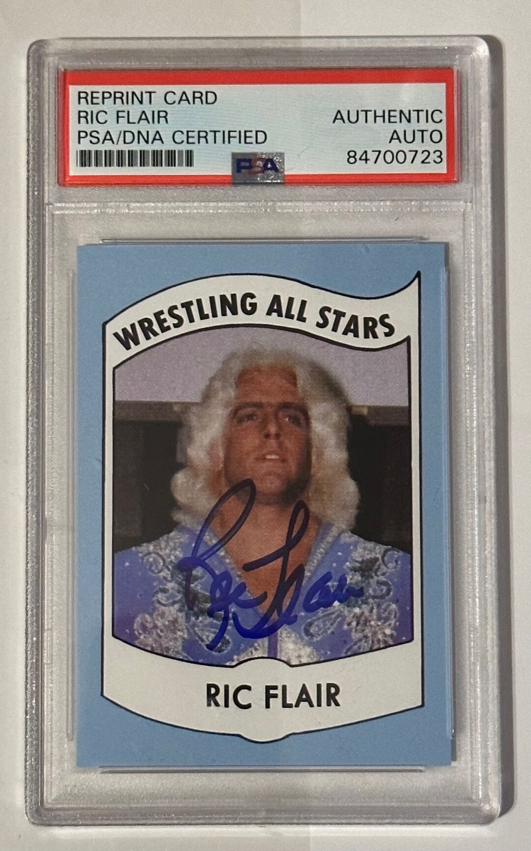 Ric Flair Signed Wrestling All Stars 27 Reprint Card PSA - Etsy