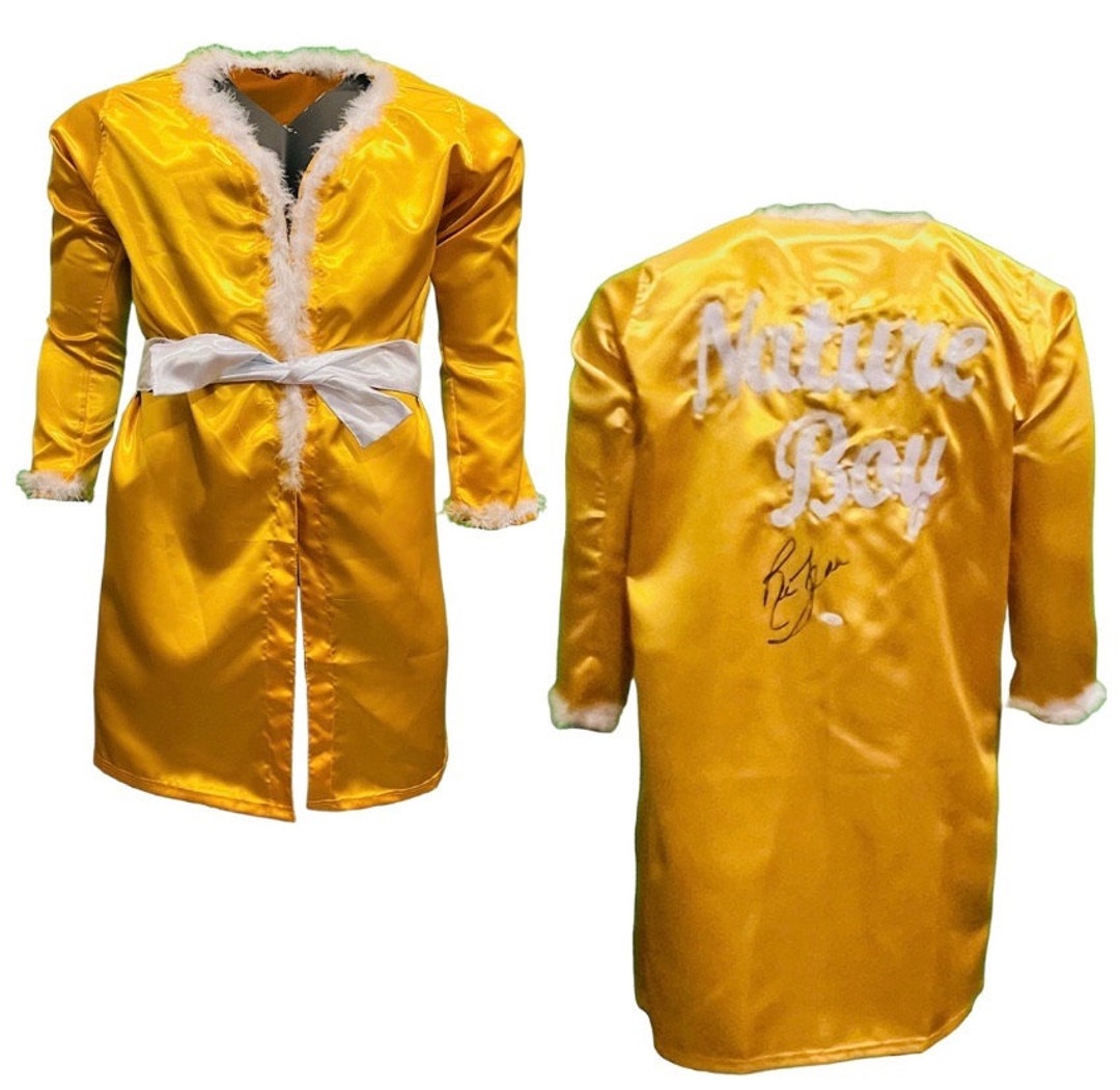 Ric Flair Signed Custom Yellow WWE Wrestling Robe JSA - Etsy