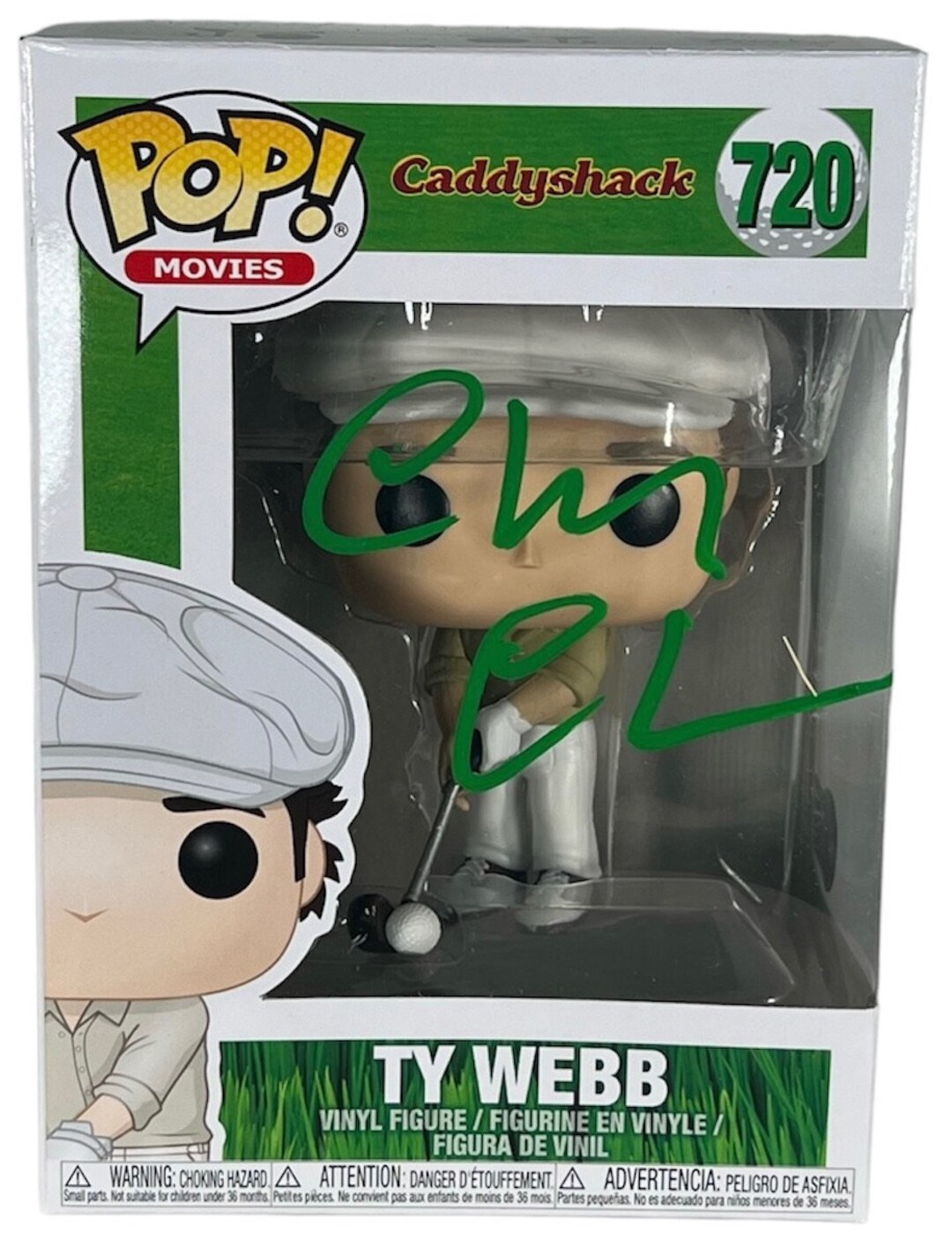 Chevy Chase ( Ty Webb ) Caddyshack Autographed Funko Beckett - Etsy