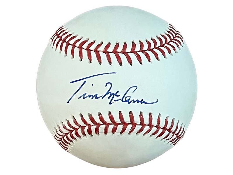 Tim Mccarver Autographed Official Major League Baseball JSA - Etsy