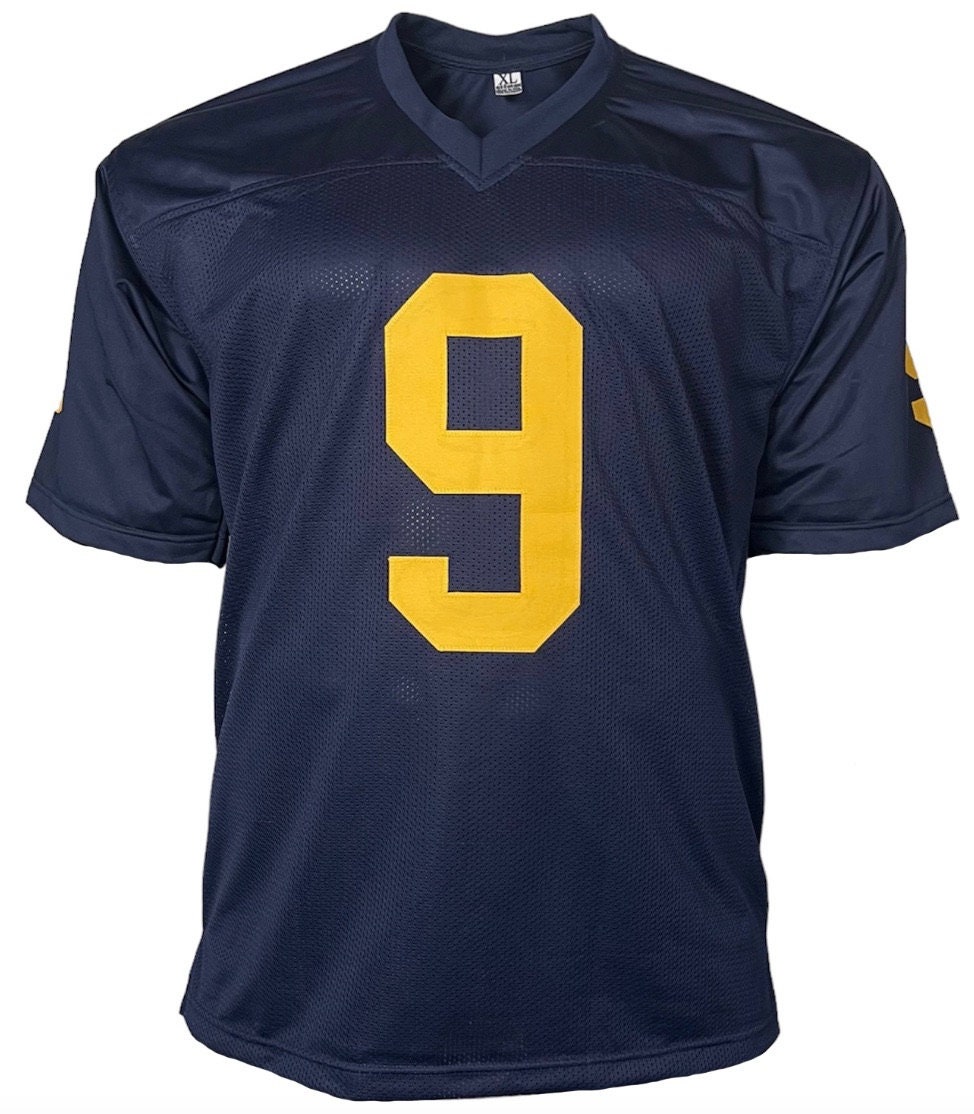 JJ Mccarthy Signed Blue Custom College Football Jersey Beckett - Etsy