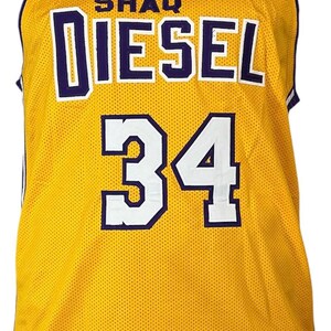Shaquille O’neal (shaq) Signed Custom Yellow Basketball Jersey Beckett ...