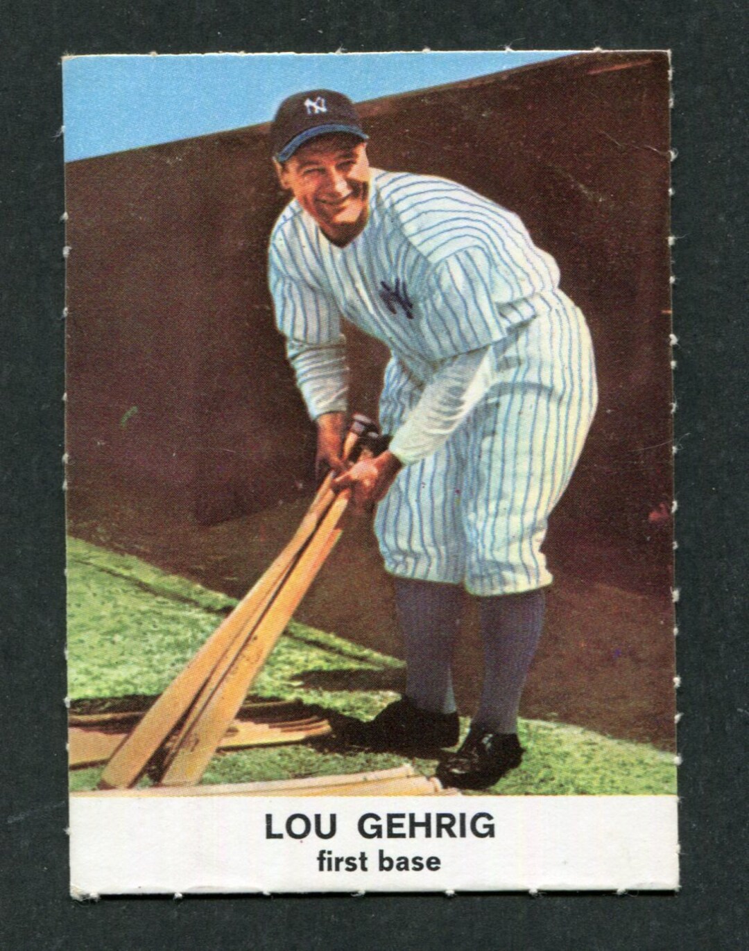 Lou Gehrig #16 First Base 1961 Golden Press Original Vintage Baseball ...