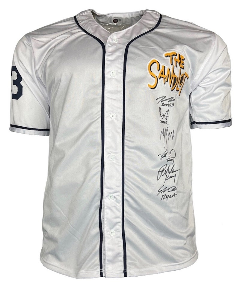 The Sandlot Cast Signed Baseball Jersey (JSA) Autographed by 6 - Etsy