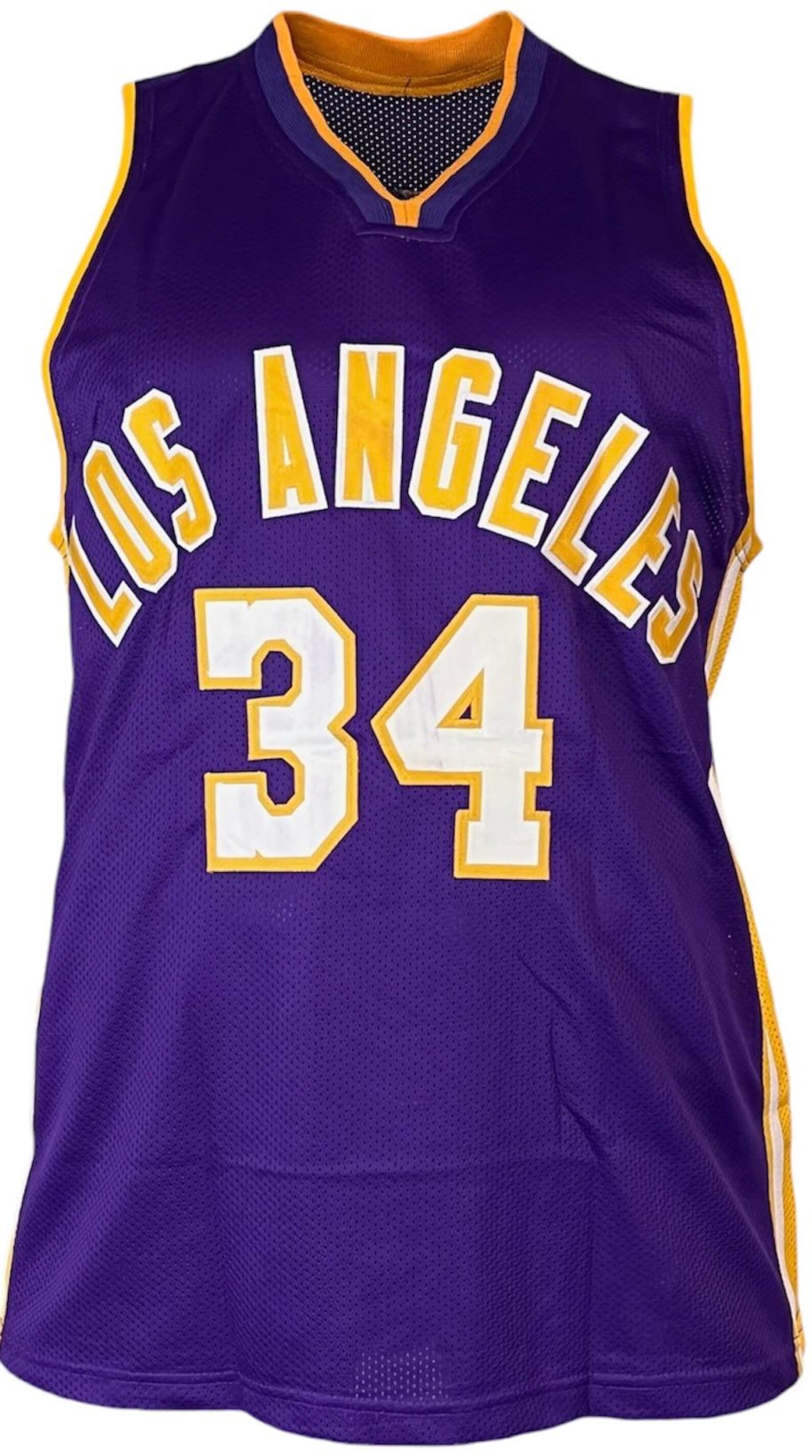 Shaquille O’neal (shaq) Signed Custom Purple Basketball Jersey Beckett ...