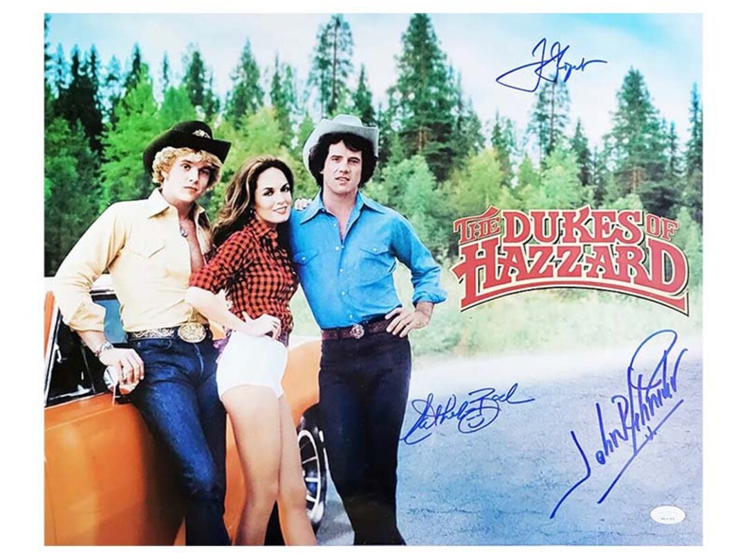 Dukes of Hazzard Signed John Schneider, Tom Wopat and Catherine Bach ...