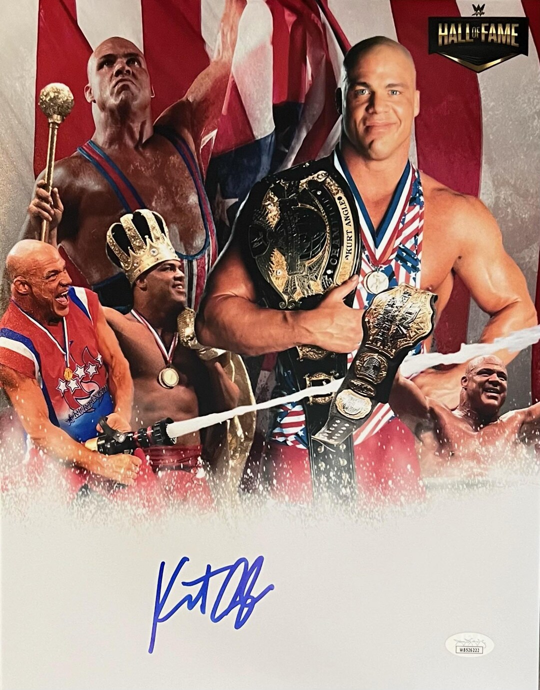 Kurt Angle 11x14 WWE Wrestling Signed Photo JSA - Etsy