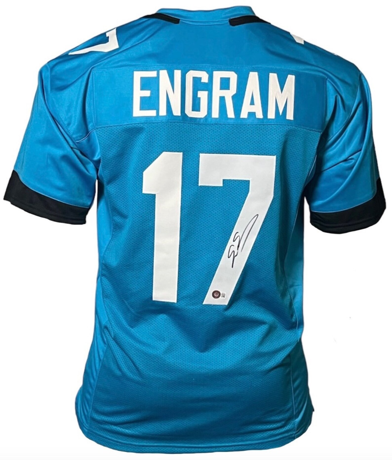 Evan Engram Signed Custom Teal Football Jersey Beckett - Etsy