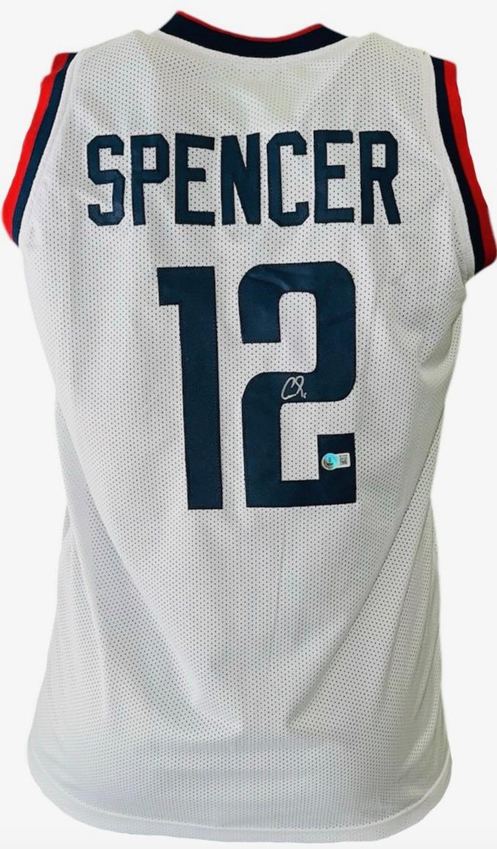 Cam Spencer Signed Custom White Uconn Basketball Jersey Beckett - Etsy