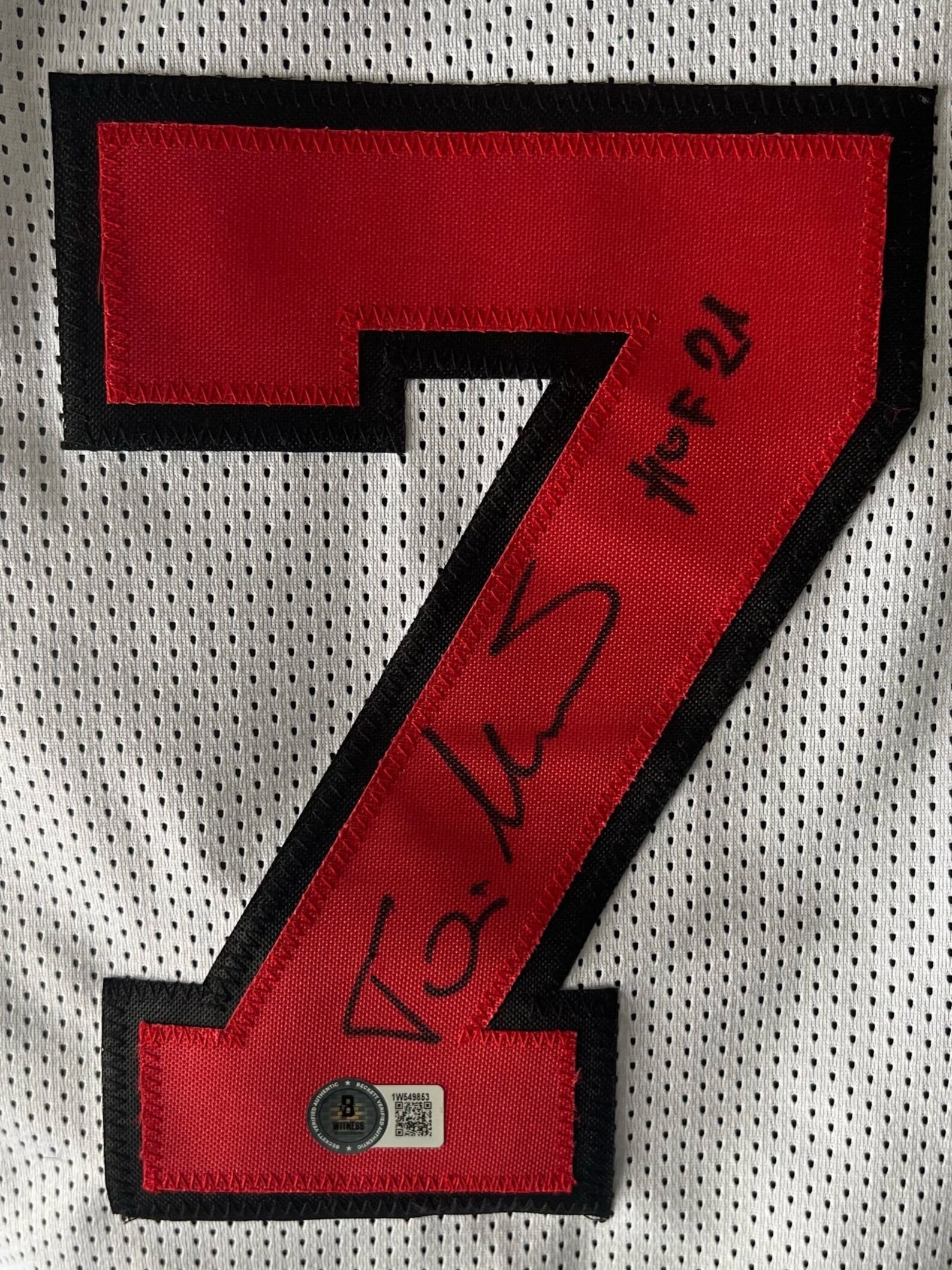 Toni Kukoc Signed Chicago Custom White Basketball Jersey Beckett HOF 21 ...