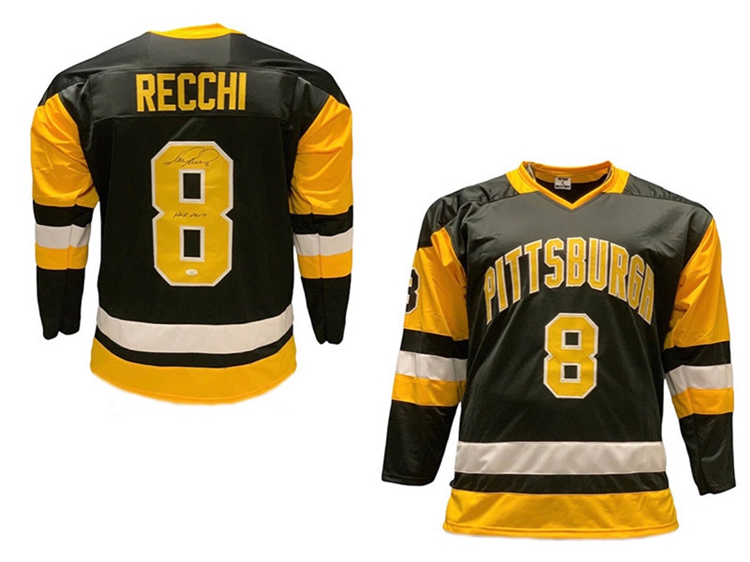Mark Recchi Autographed Pittsburgh Pro Style Hockey Jersey Black (JSA ...