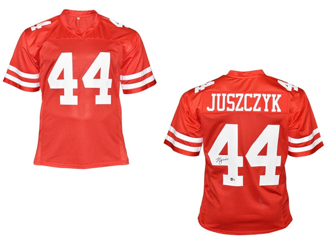 Kyle Juszczyk Autographed Pro Style Red Football Jersey beckett - Etsy