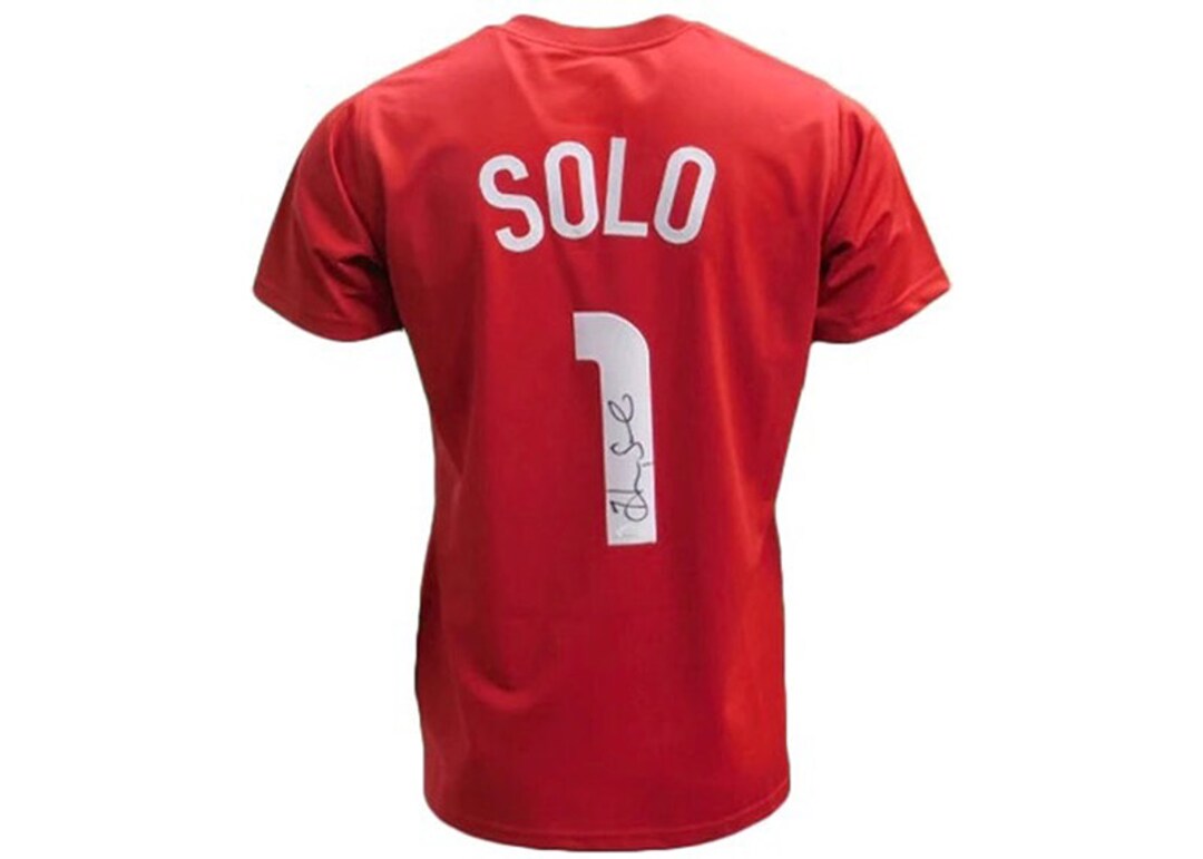 Hope Solo Autographed USA Soccer Jersey Red (JSA) - Etsy