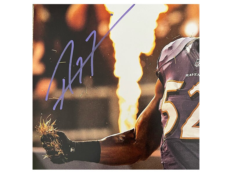 Ray Lewis Autographed Baltimore Ravens 11x14 Photo JSA - Etsy