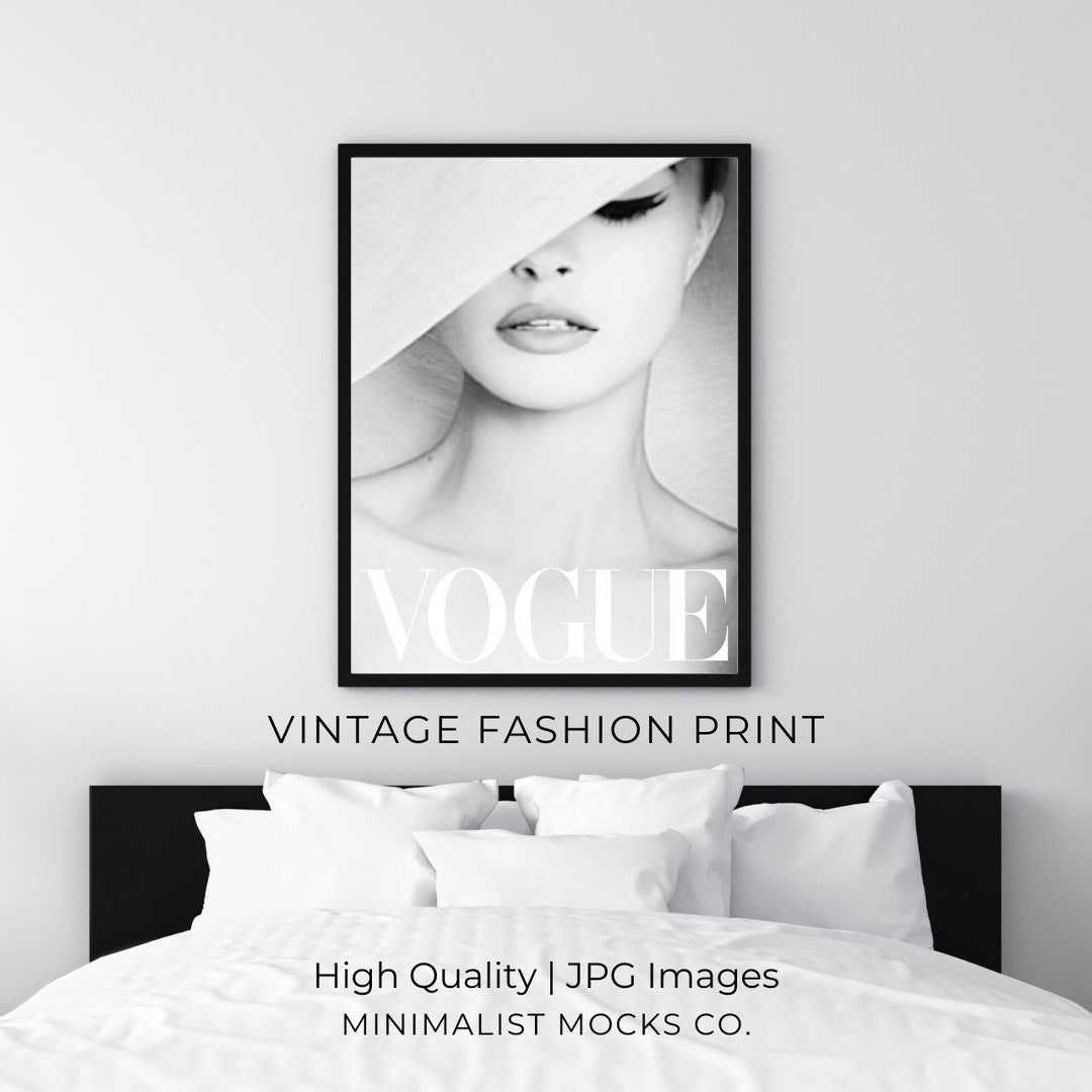 Designer Wall Art PRINTABLE, Vintage Editorials, Luxury Wall Art ...