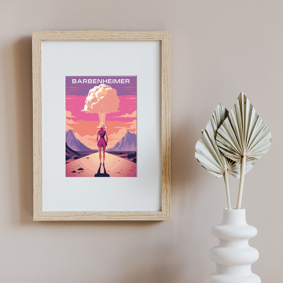 Barbenheimer Poster, Barbie Oppenheimer