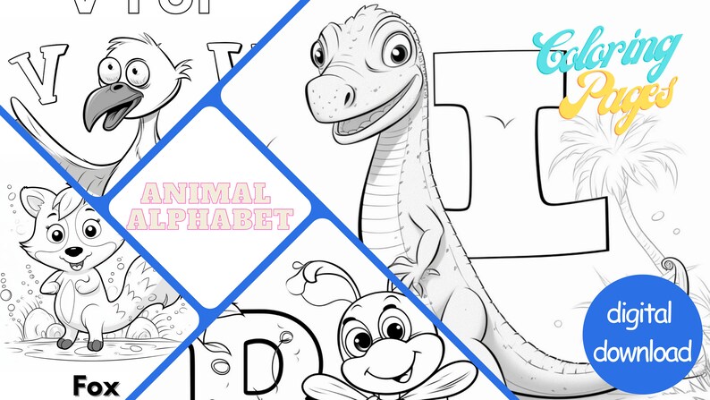 Fun and Educational Coloring Pages for Kids, Alphabet Coloring Pages ...