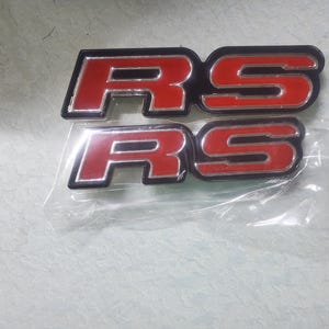 3D RS Set Logo for Cars RS Logo Emblem Badge Sports Acralic - Etsy