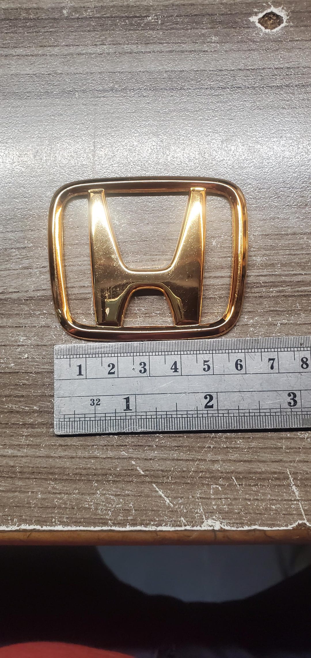 Honda Jdm Style Golden Emblem Badge - Etsy