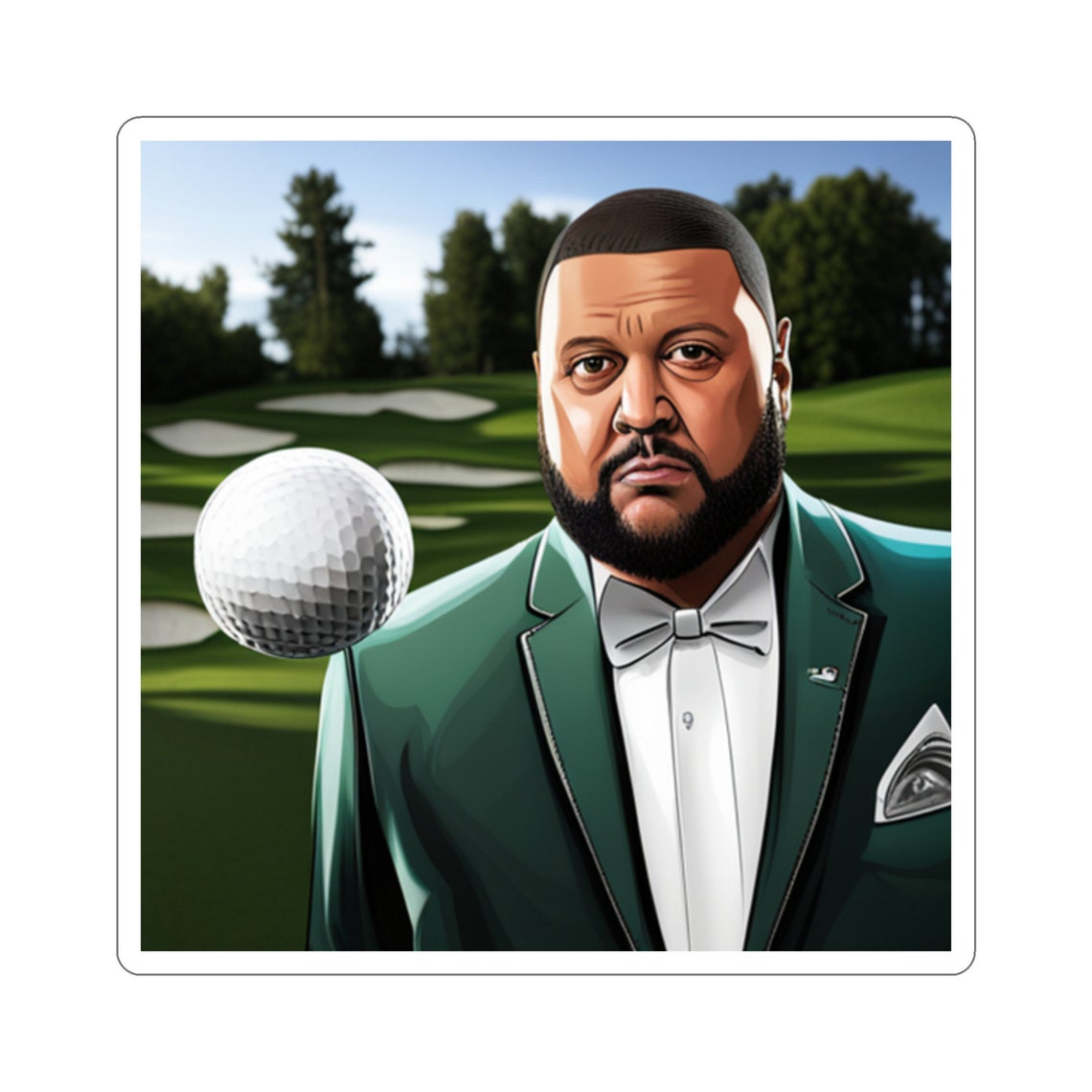 DJ Khaled Golf Kiss-cut Sticker - Etsy