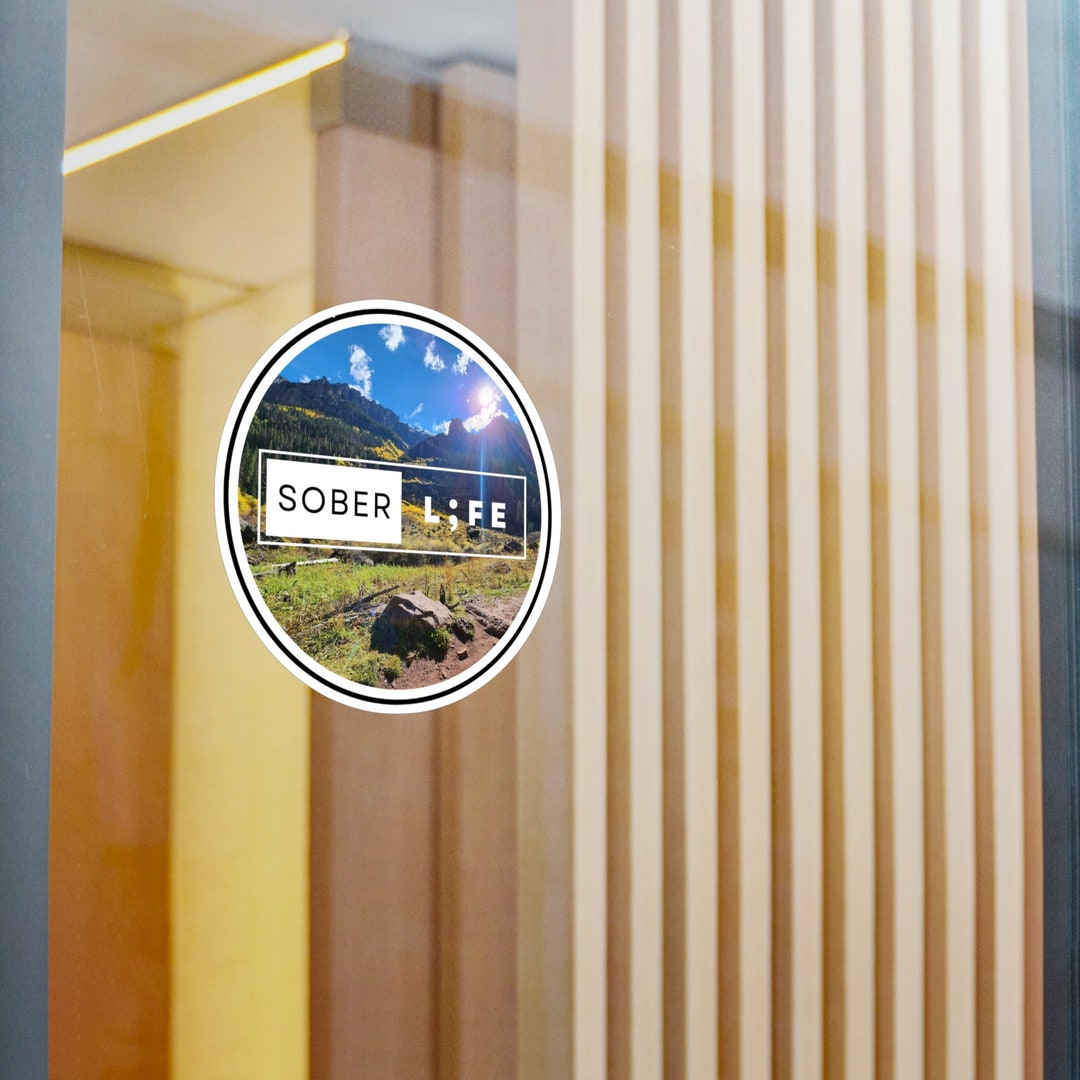 Outdoor Sober Life Sticker, Sobriety Gift - Etsy