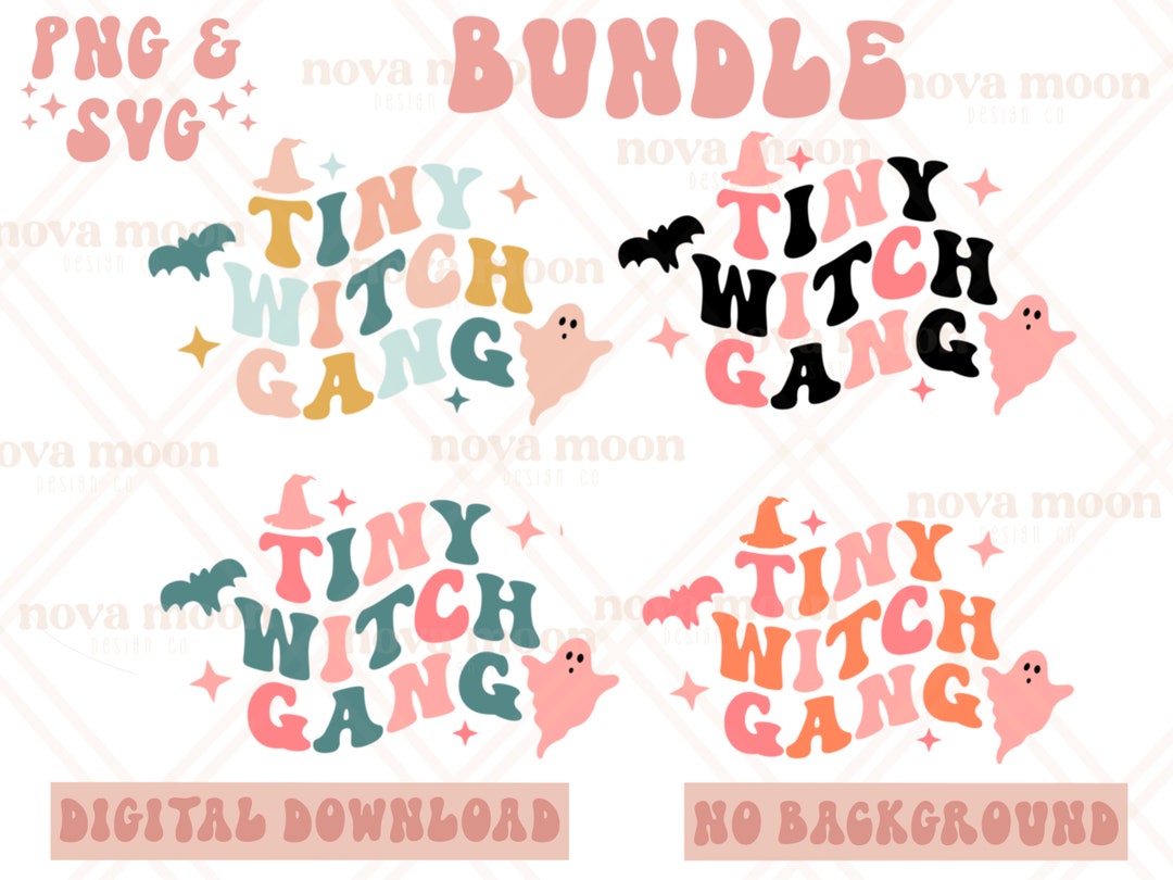 Tiny Witch Gang SVG PNG | Kids Matching Shirts (digital Download) - Etsy