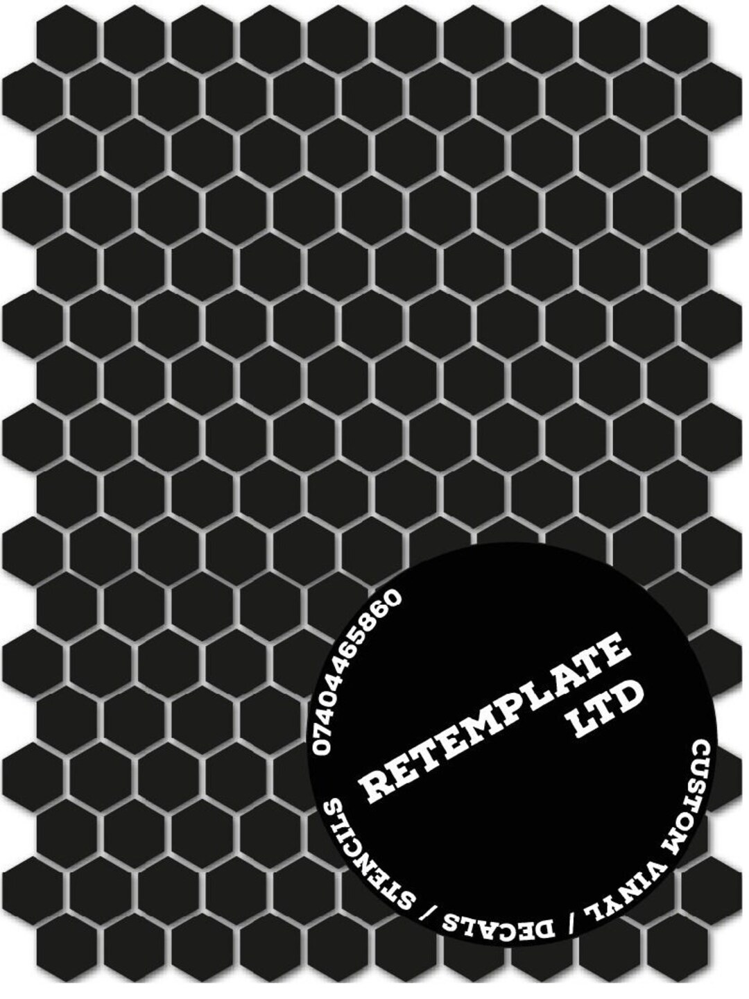 Single Cut HONEY COMB Stencil Cerakote Gunkote Duracoat - Etsy