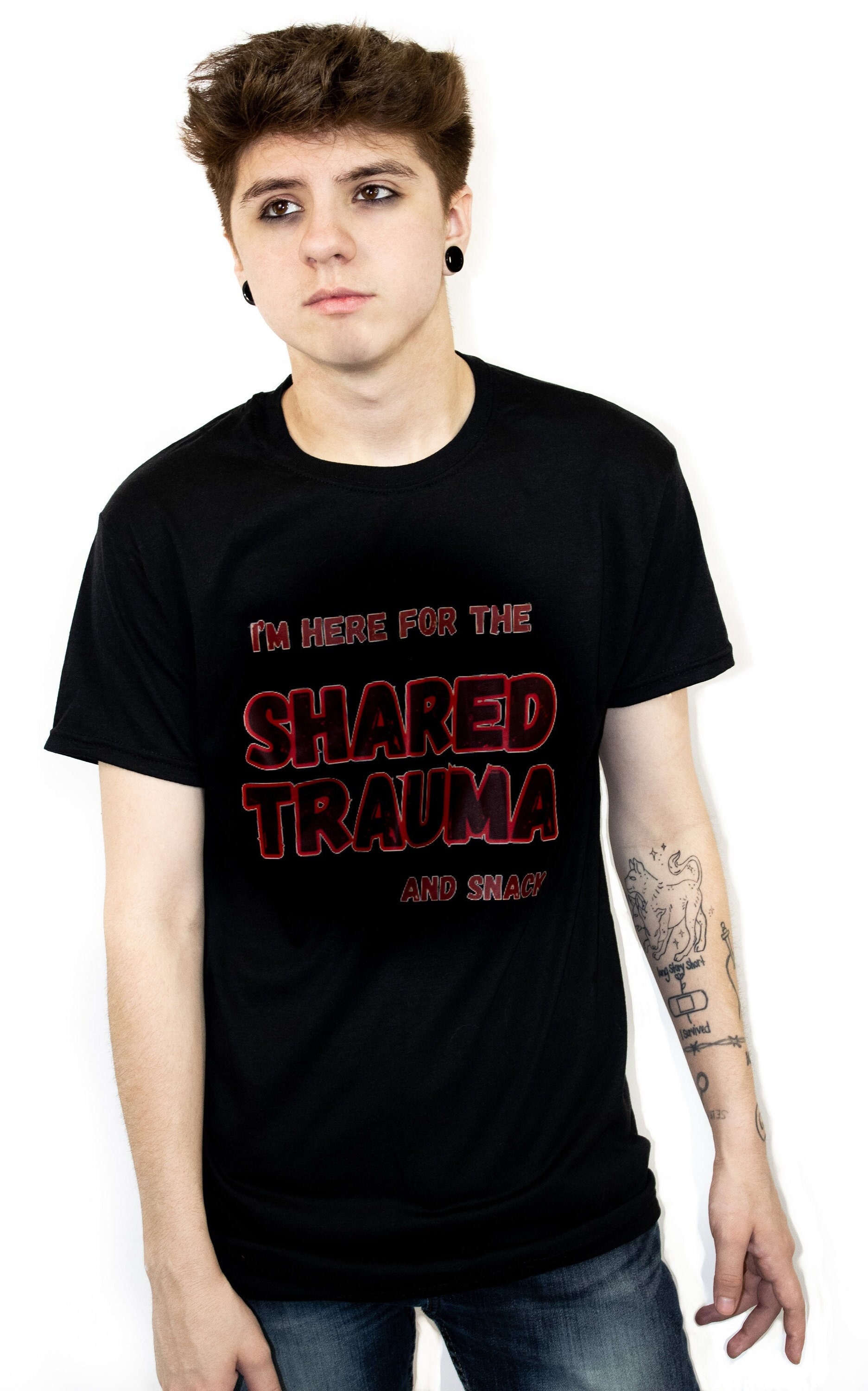 Im Here for the Shared Trauma and Snacks, Mental Health, Alternative ...