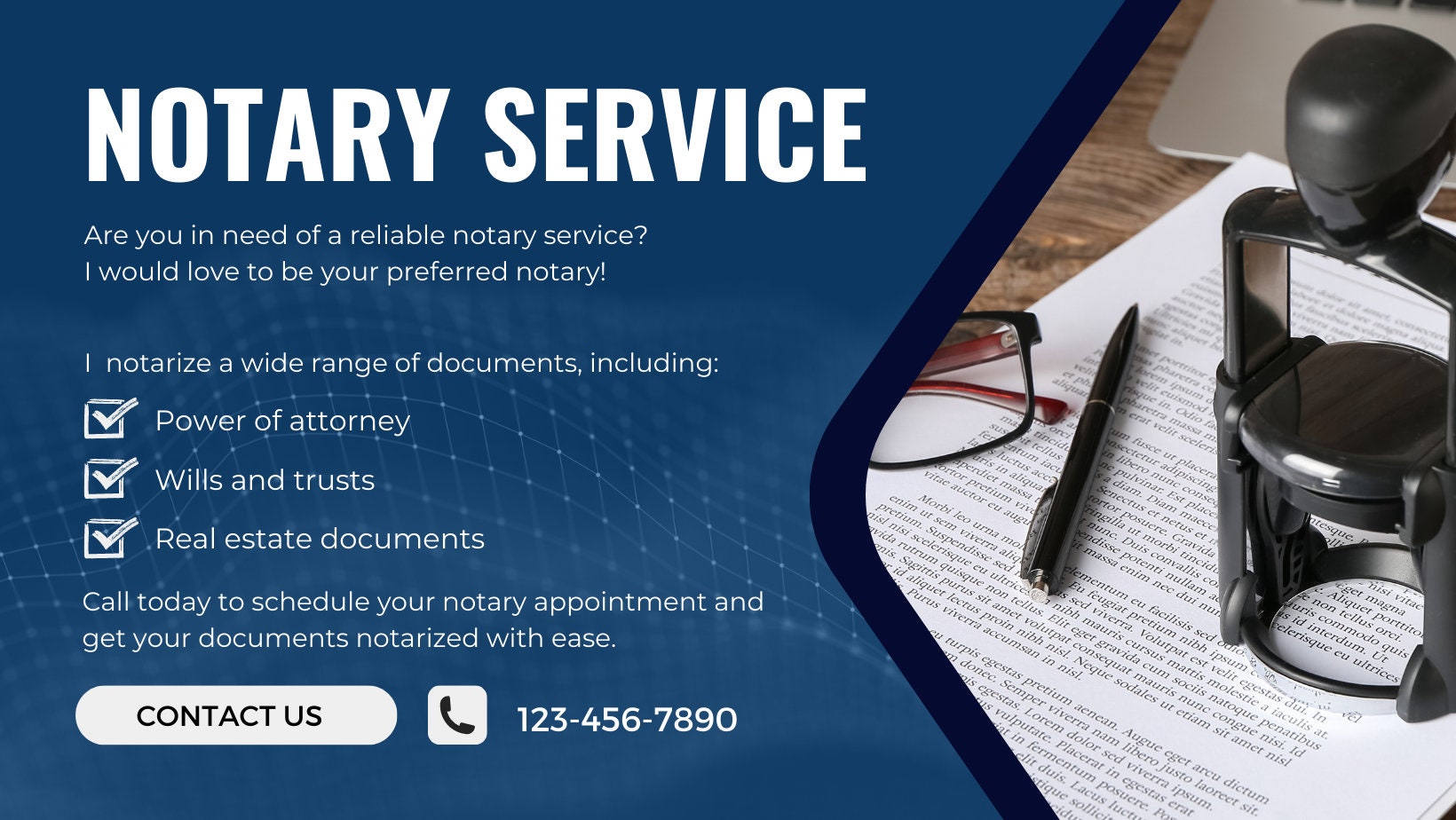 Facebook Cover Notary Template Template for Notary Signing - Etsy