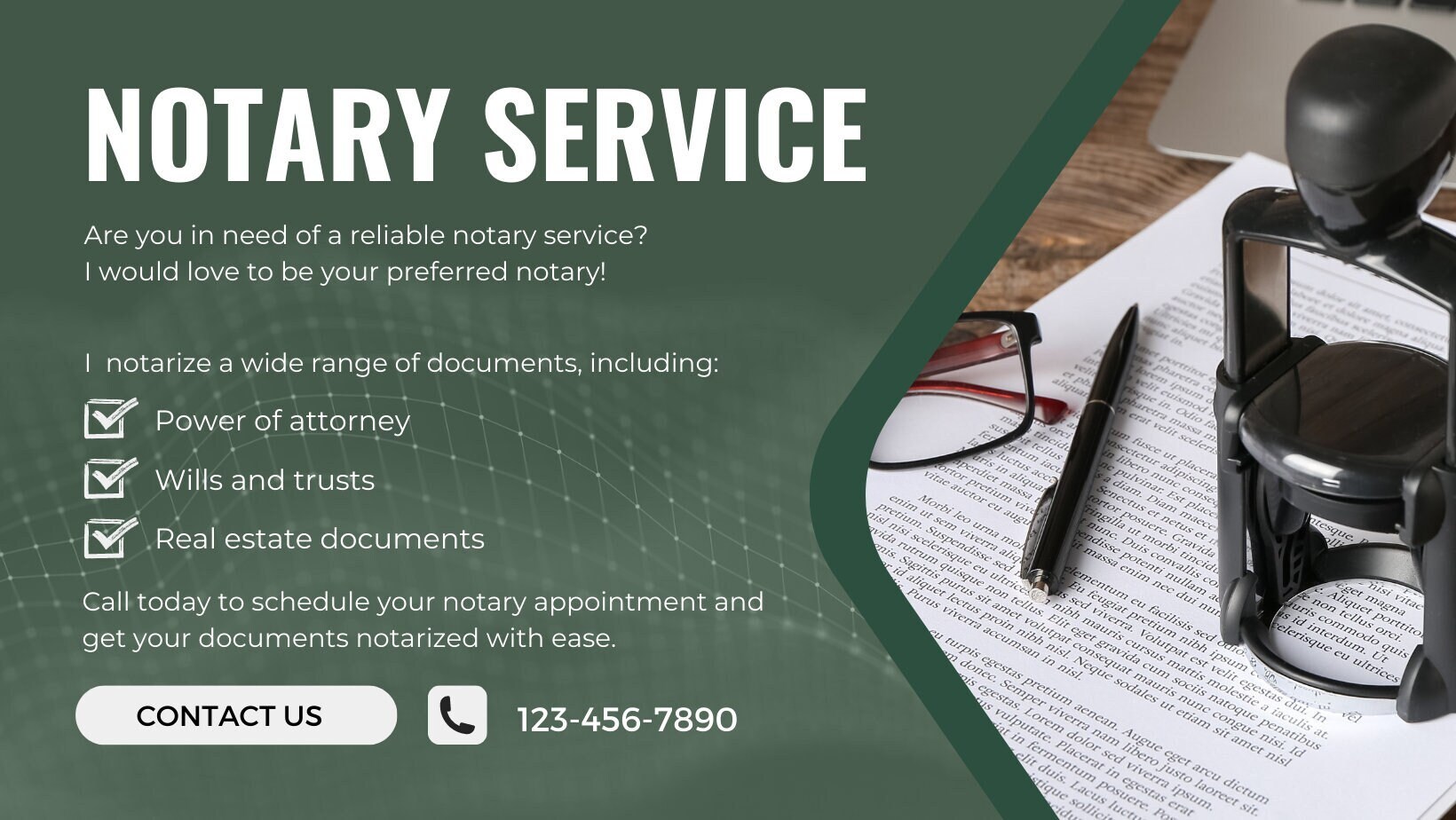 Facebook Cover Notary Template Template for Notary Signing - Etsy