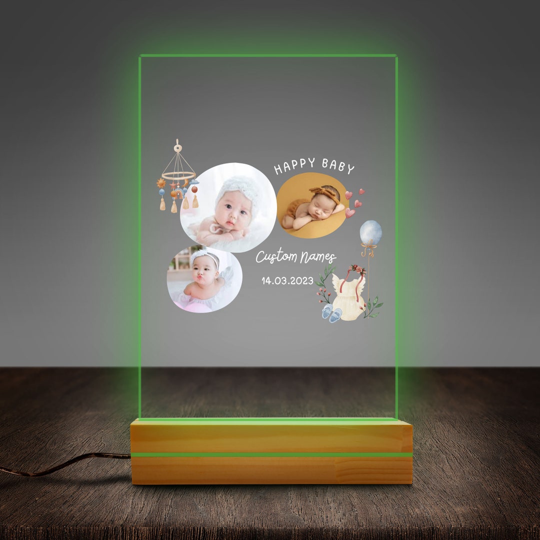 First Year Photo Collage Template 12 Month Photo Collage 1st - Etsy