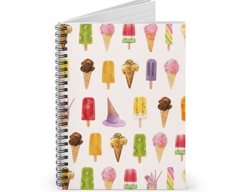 Original Ice Cream Journal 33 Scoops of Ice Cream Notebook - Etsy