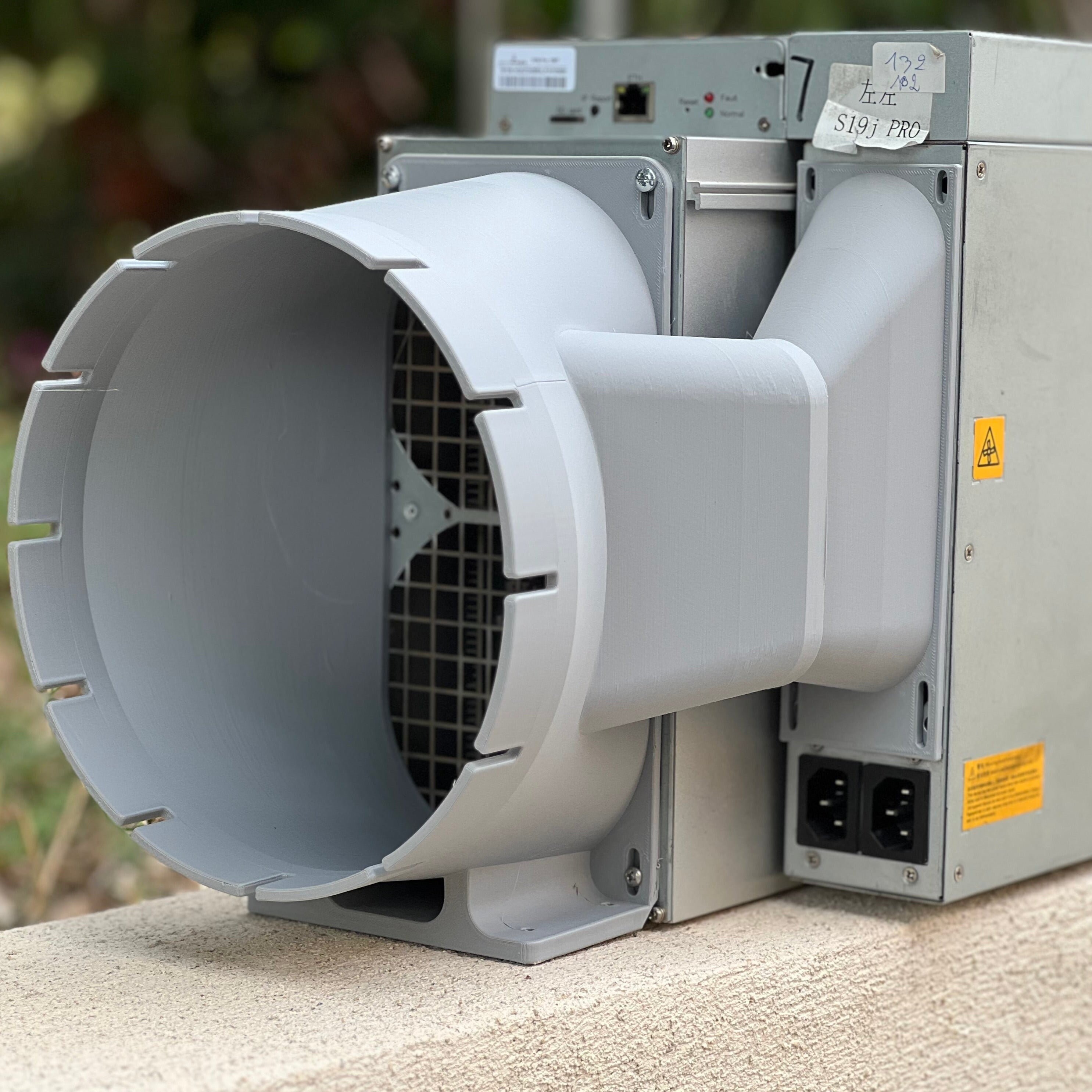 The Goat Antminer E9 Shroud V12 BUNDLE Intake Exhaust 8'/200mm - Etsy