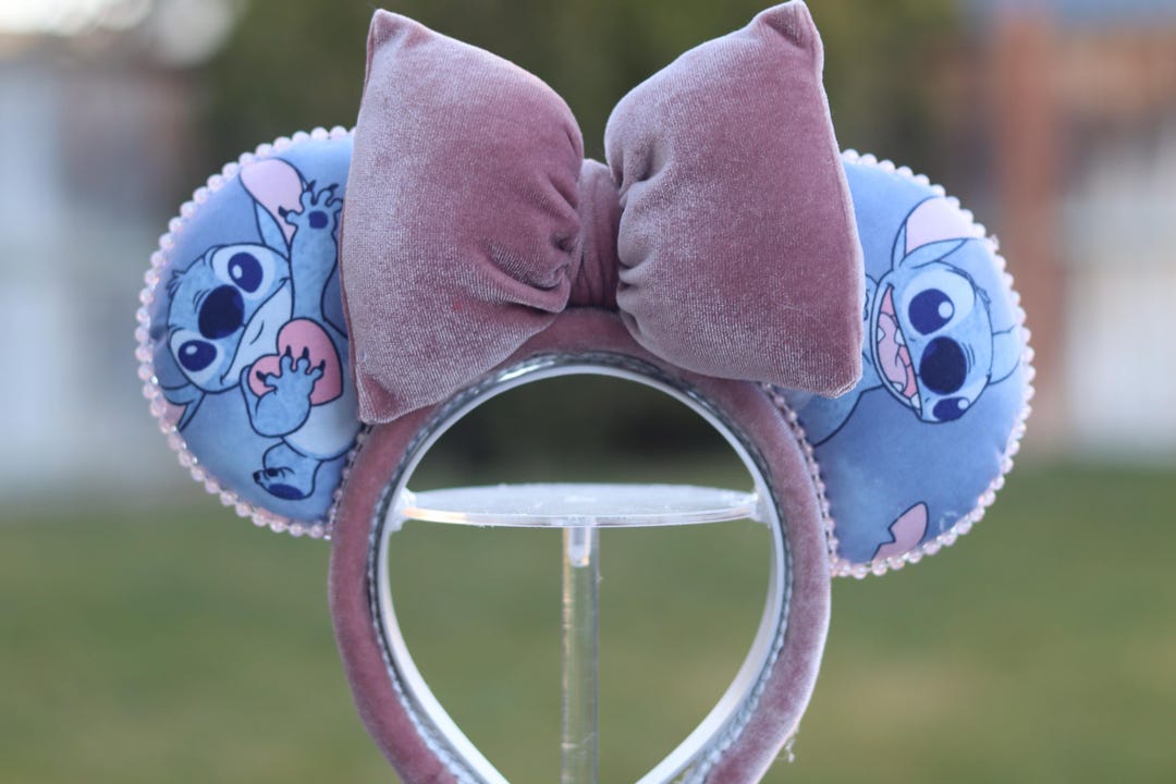 Stitch Disney Ears - Handmade Lilo & Stitch Ears for Disney Park | Cute ...