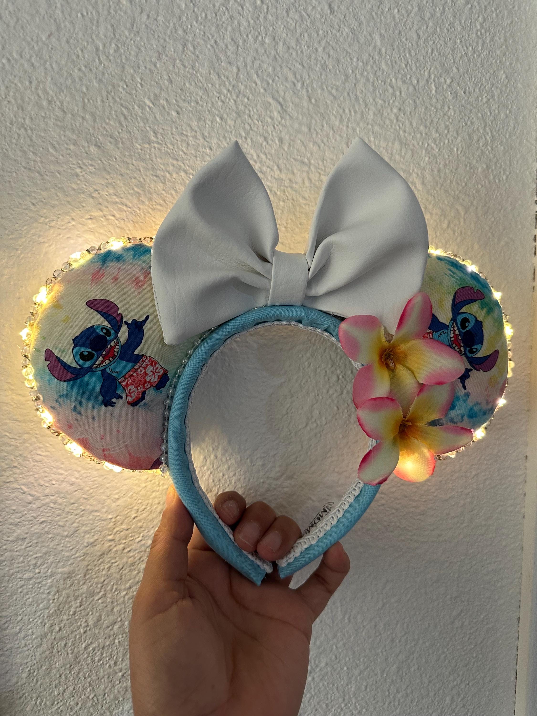 Stitch Disney Ears - Handmade Lilo & Stitch Ears for Disney Park | Cute ...