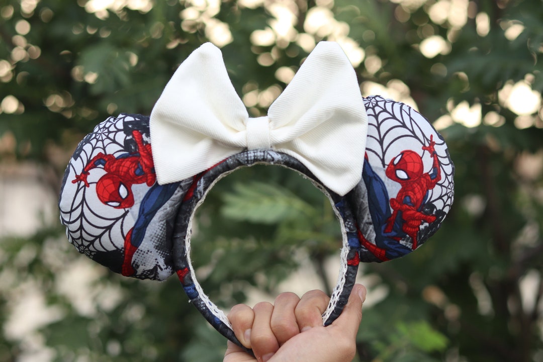 Spiderman Disney Ears Light up Spiderman Disney Ears Avengers Campus - Etsy