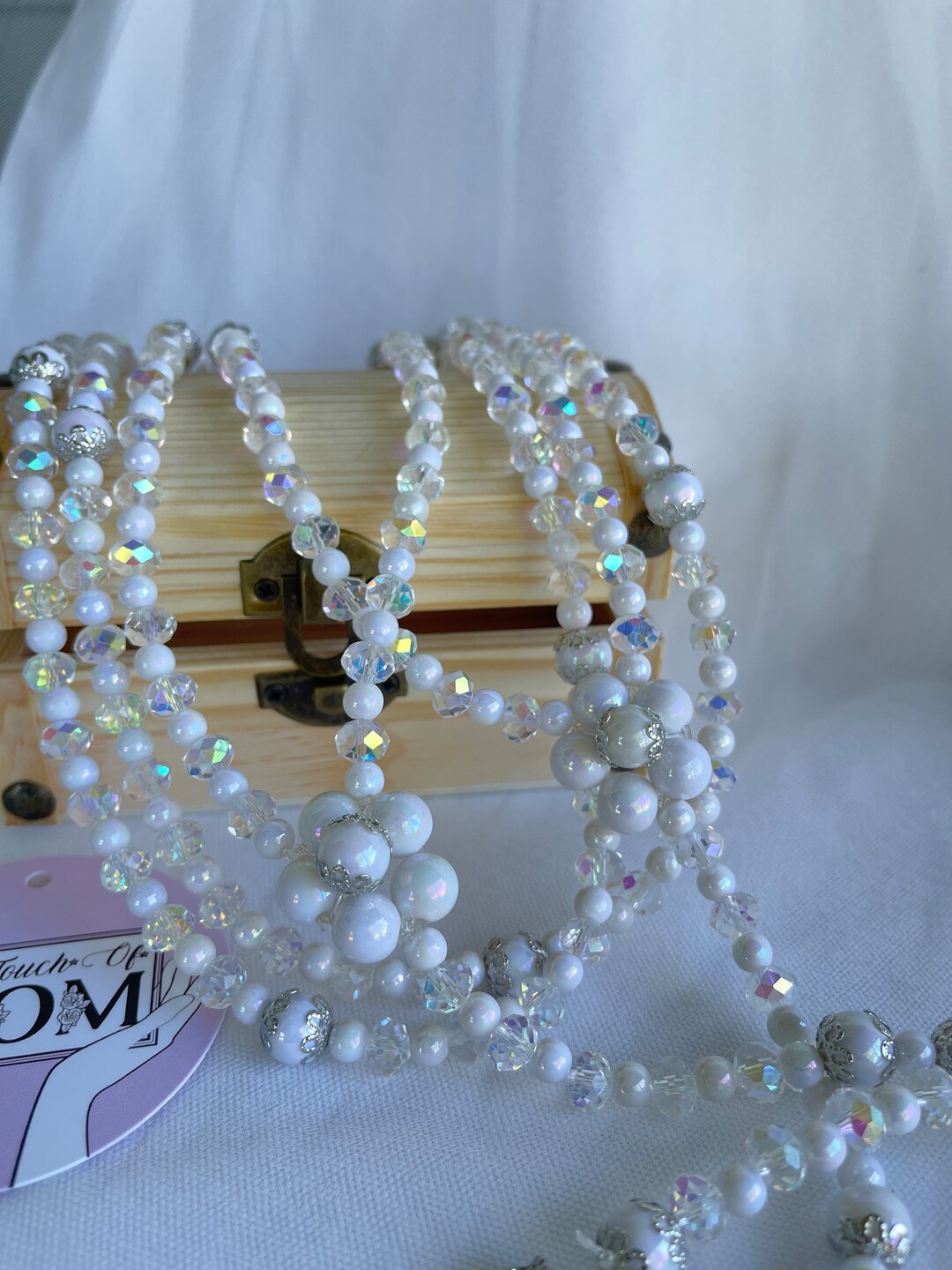 Crystal and Pearl Wedding Lasso Lazo De Bodas De Cristal Y - Etsy