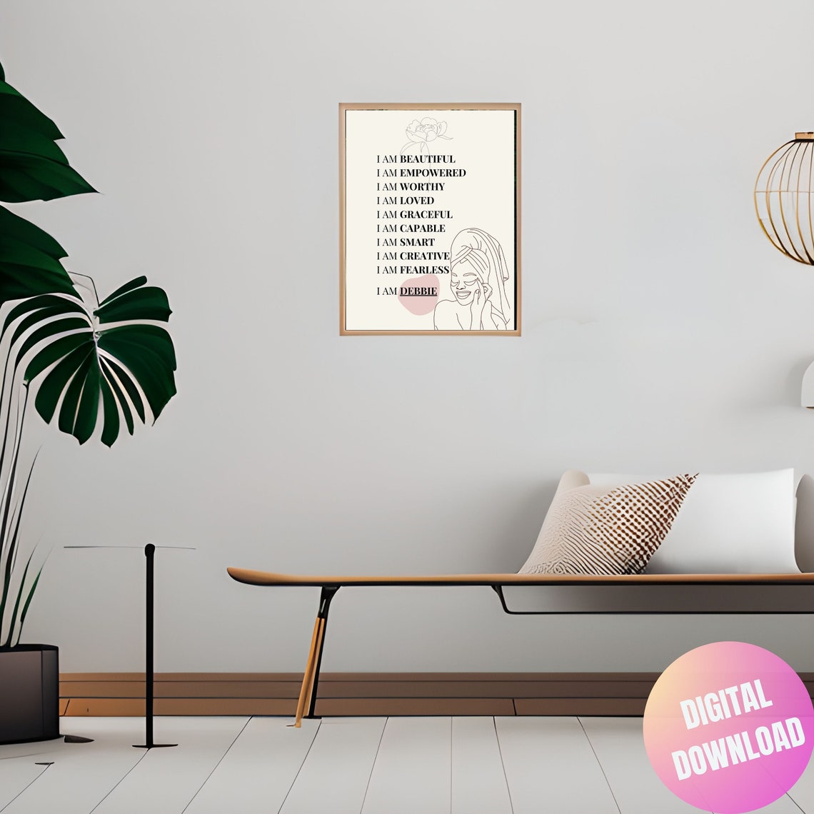 Customizable Inspiring Positive Affirmation for Women - Self-love ...