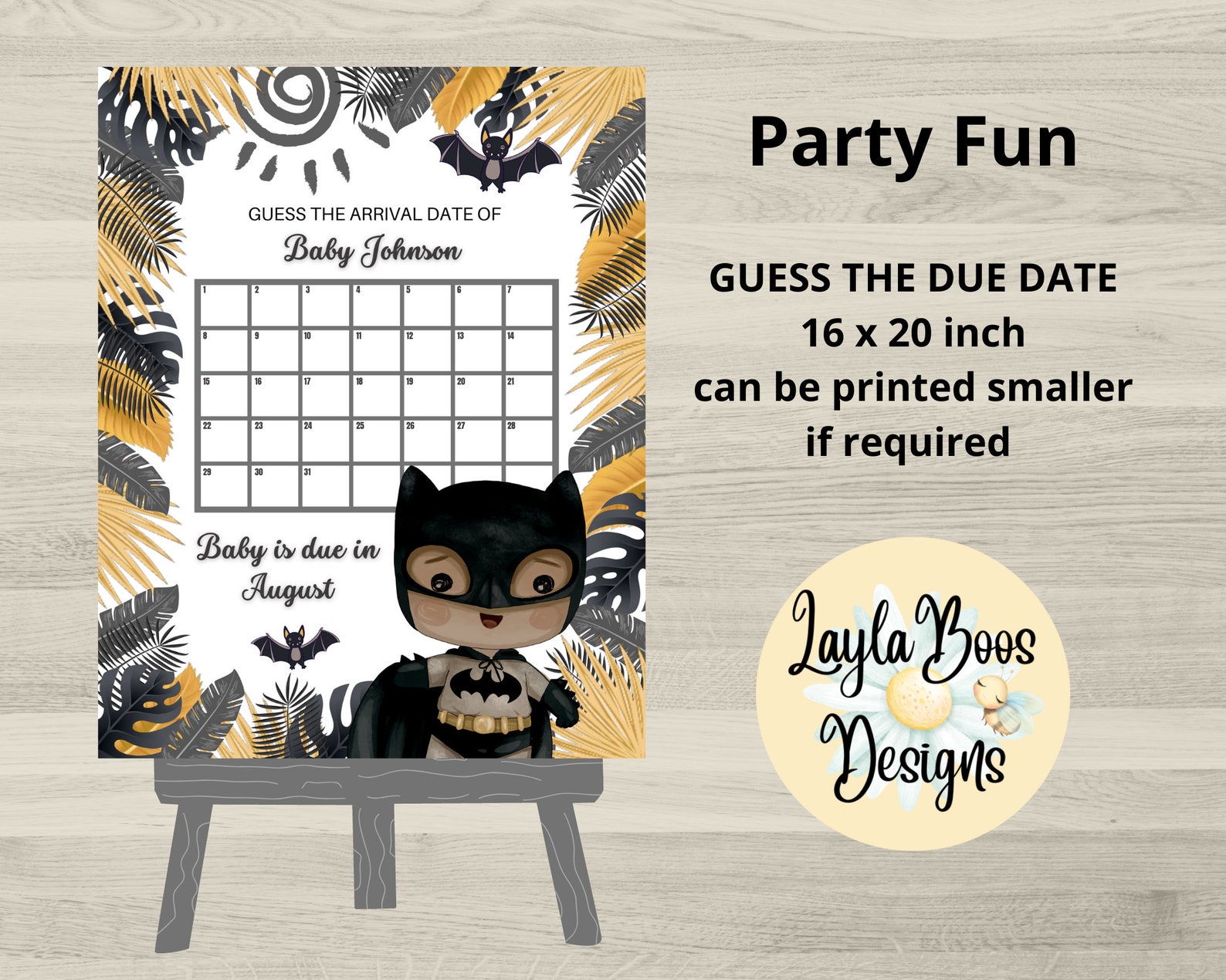 African American Bat Boy Baby Shower Invitation Bundle (digital ...