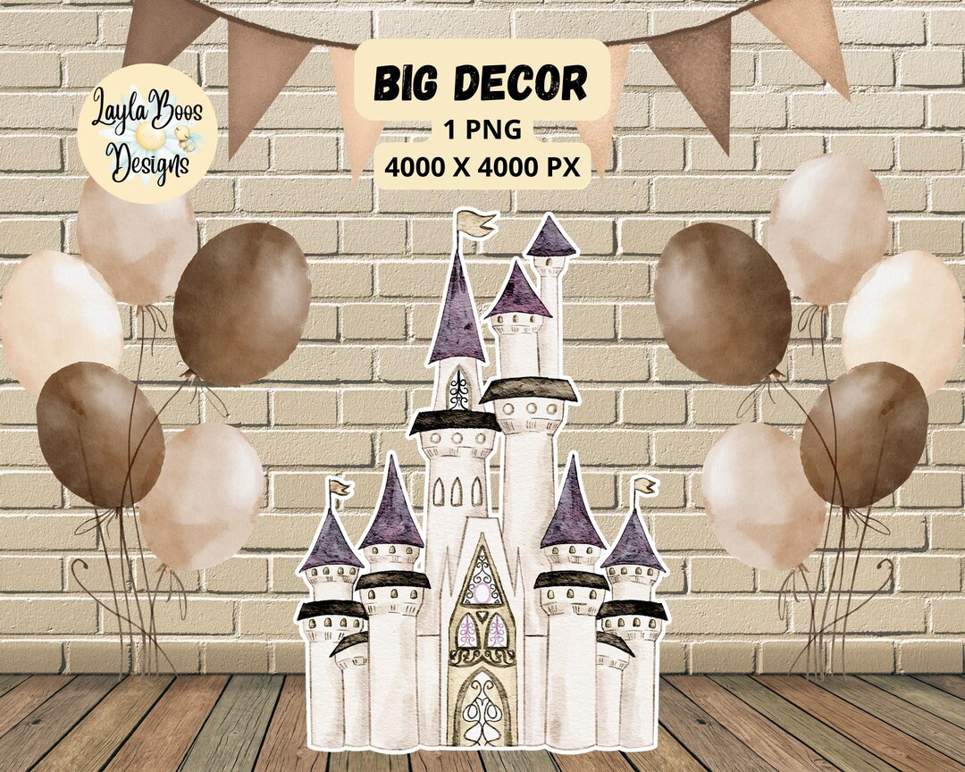 Castle Big Decor, Castle Cutout, Castle Party Prop, Castle Party Decor ...