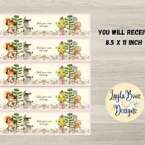 Girls Shrek Water Bottle Labels, Shrek Bottle Labels, Shrek Party Decor ...